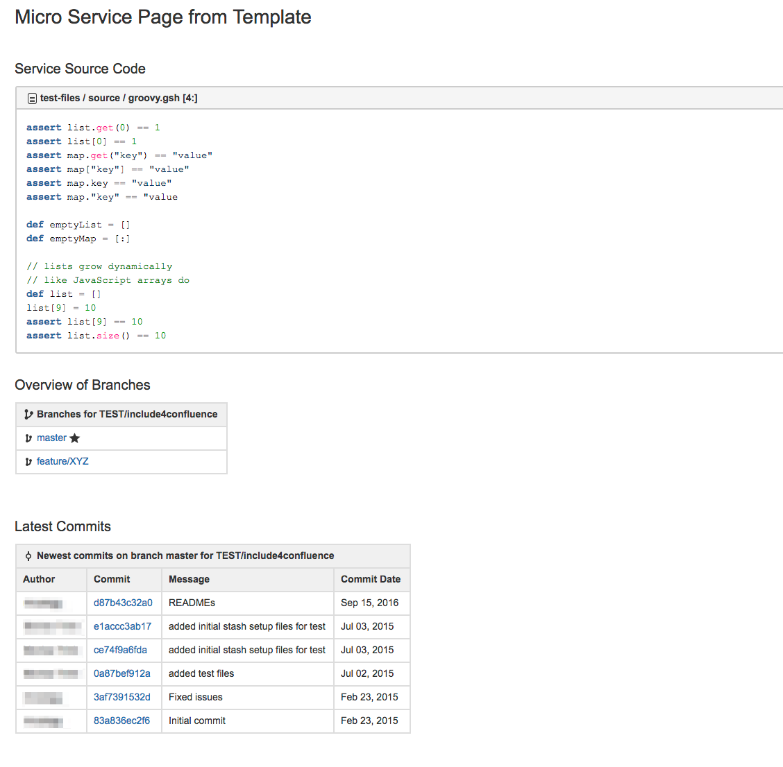 Add include macros to page templates